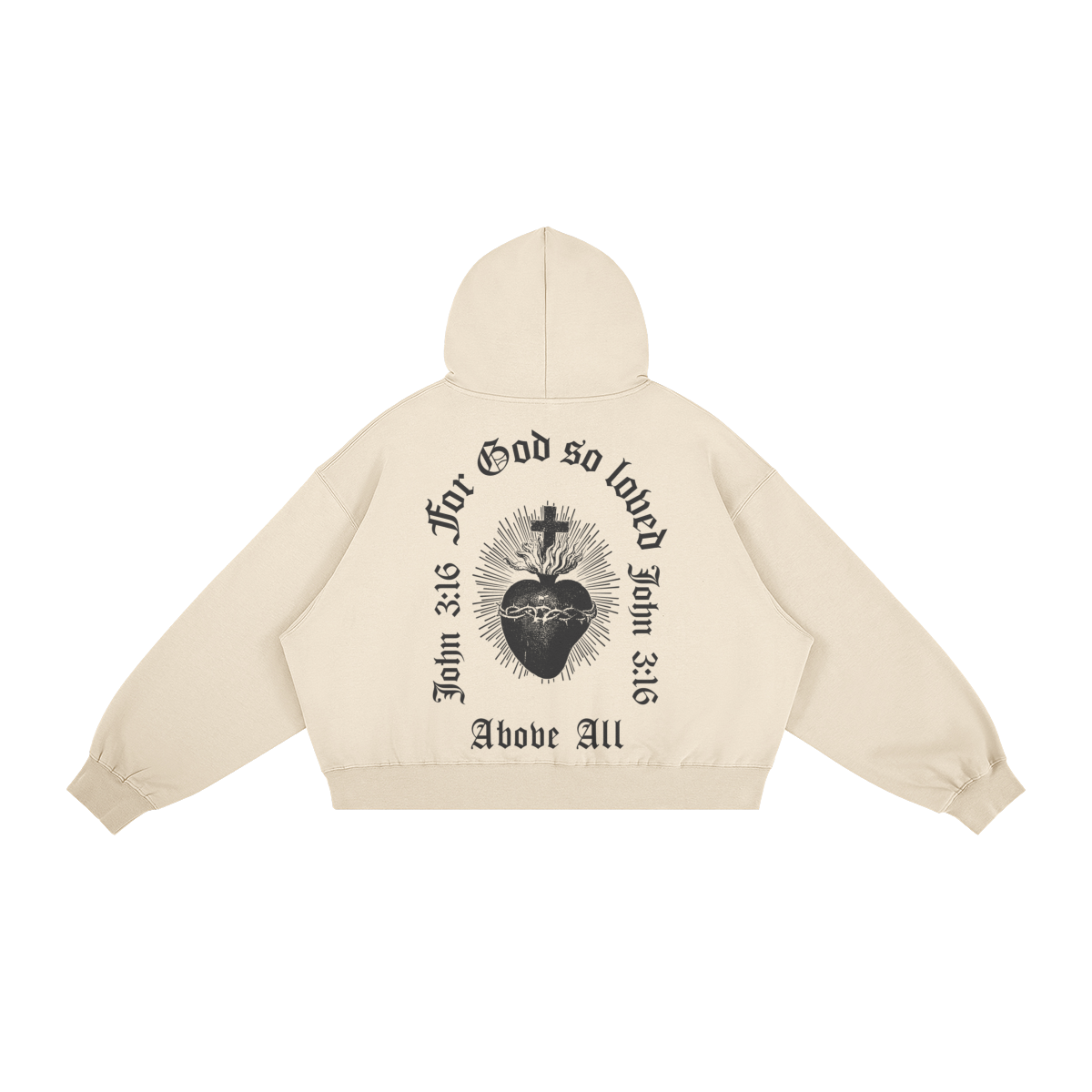 Sacred Heart - Hoodie – Above All Clothing